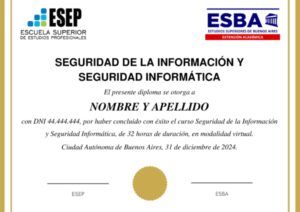 Curso de Seguridad Informática | ESBA